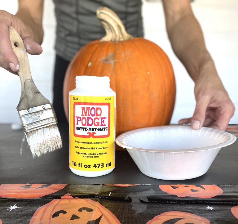 how to make glitter pumpkins - SAM Designs